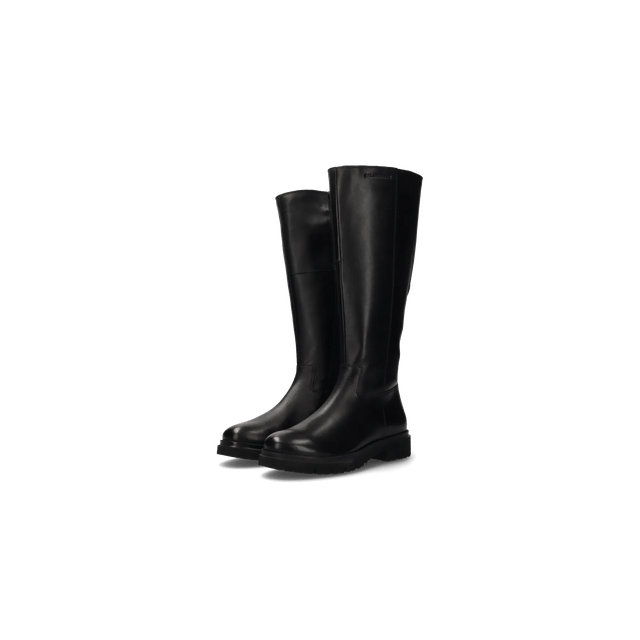 SALAMANDER LEATHER KNEE-HIGH BOOTS BLACK | Comfort meets timeless design